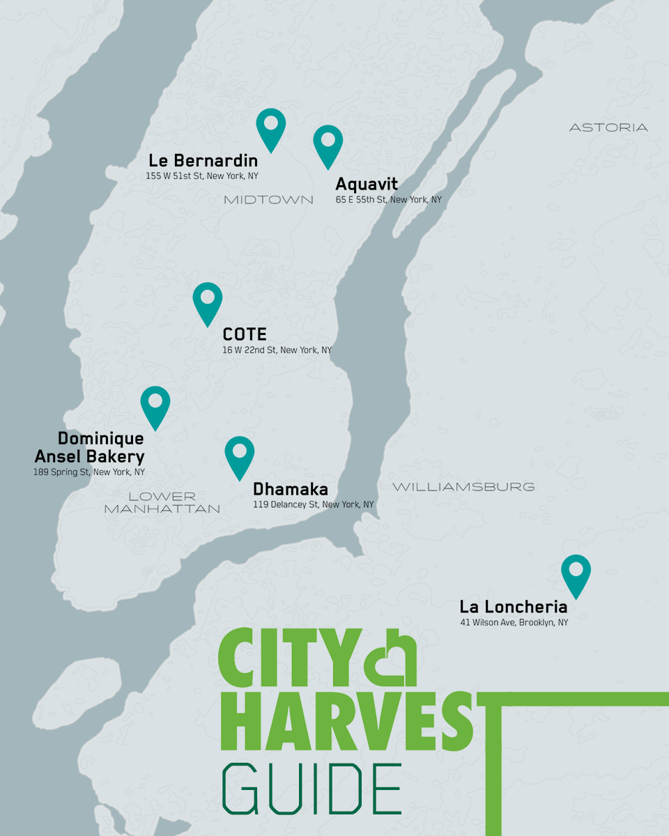 Coordinates: Support City Harvest’s NYC Restaurant Partners | Master ...